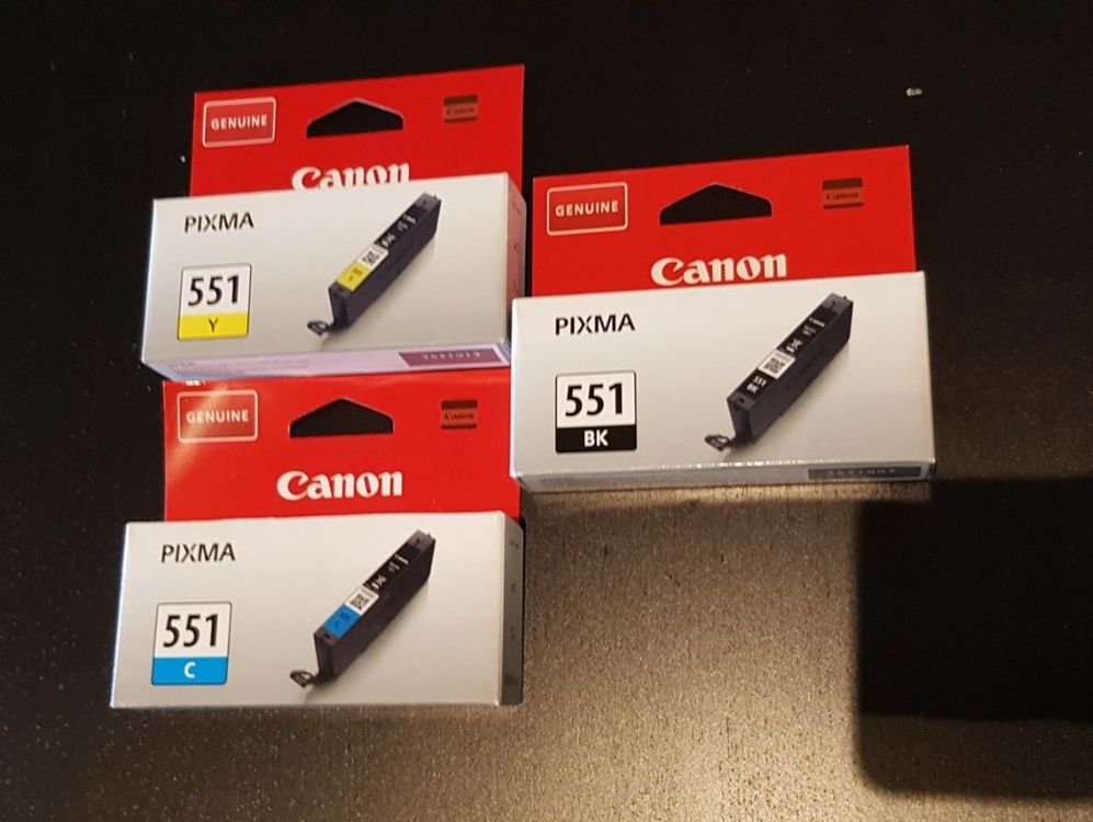 Canon Pixma 551 C / Y / BK | Kaufen auf Ricardo