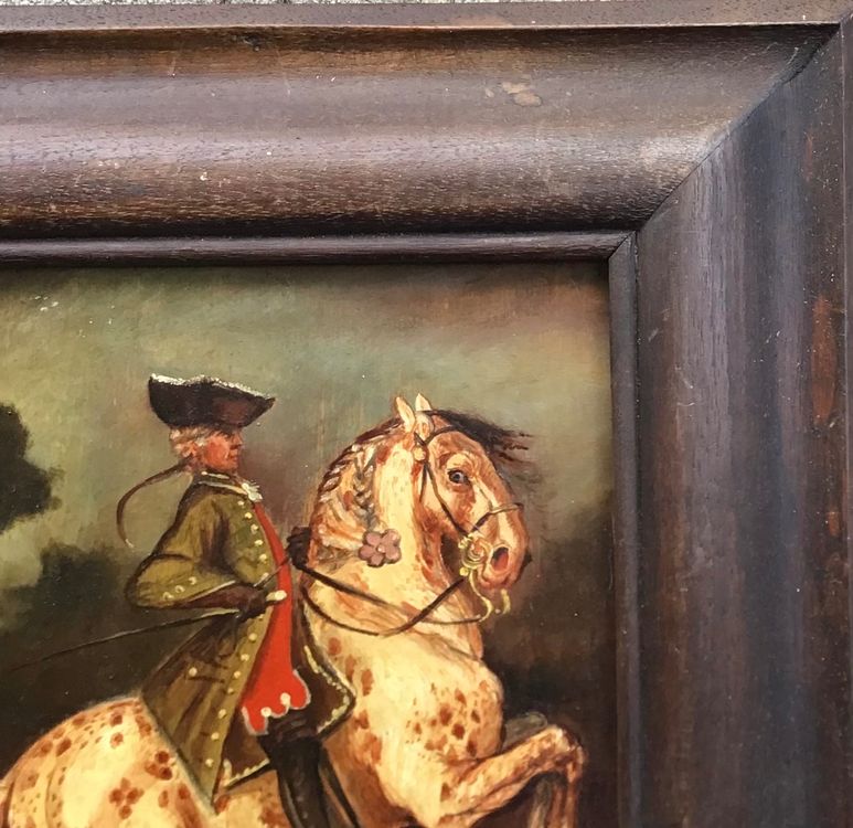 Alte Gemälde mit Pferd und Reiter (Gebraucht) in Root für CHF 20 – mit Lieferung auf Ricardo kaufen