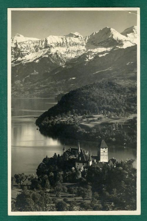 Spiez am Thunersee, Schloss, 1923 (Gebraucht) in Sargans für CHF 1 – mit Lieferung auf Ricardo ...