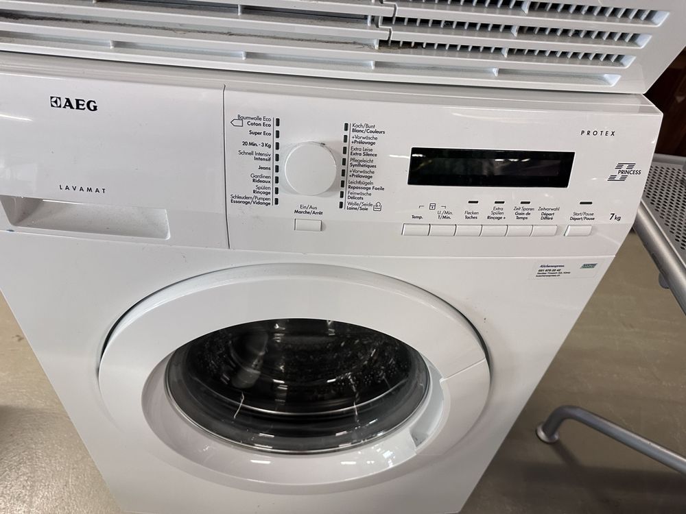 AEG Protex Princess Waschmaschine und Tumbler (Gebraucht) in Strengelbach für CHF 385 – nur ...