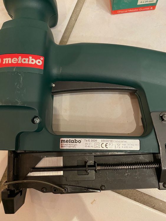 Metabo Tacker elektrisch (Gebraucht) in Birsfelden für CHF 23 – nur ...