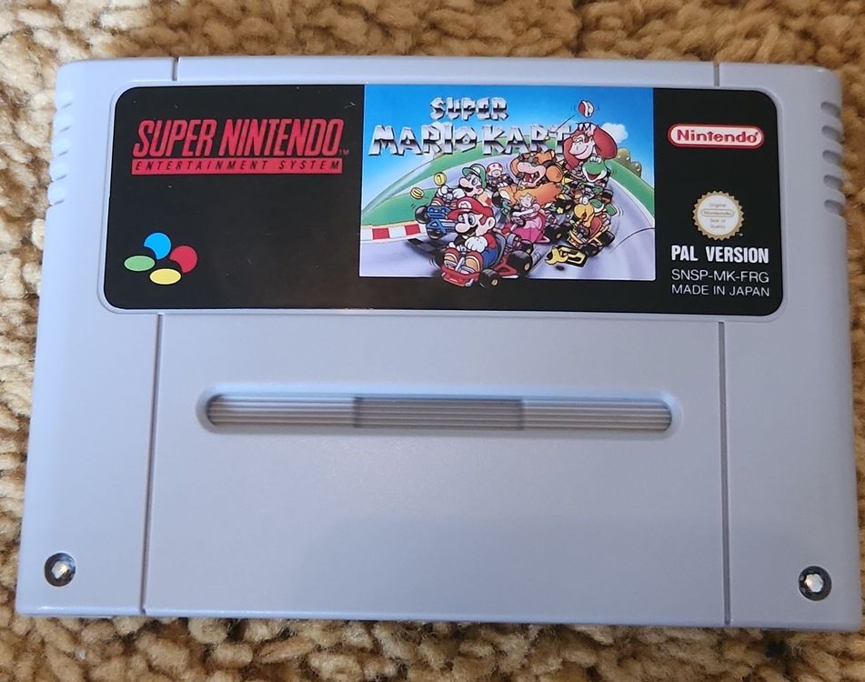 Super Mario Kart SNES Modul PAL Version | Kaufen auf Ricardo