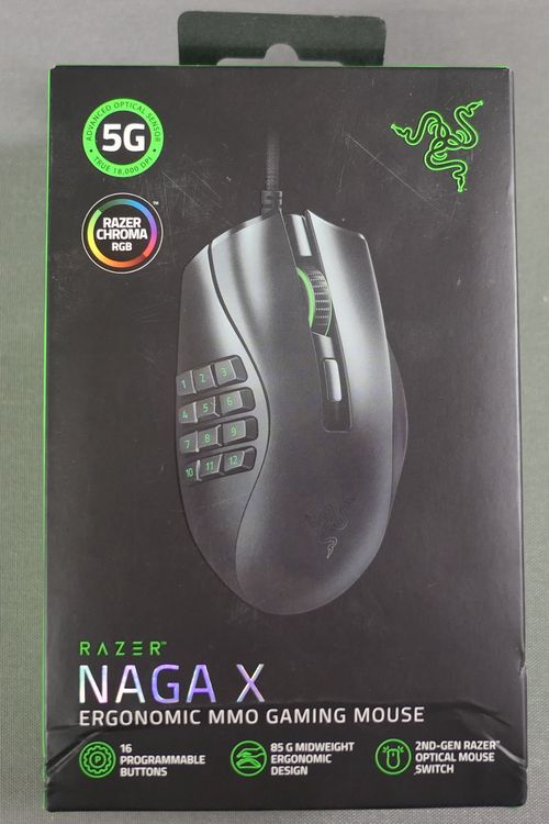 Gaming Maus Razer Naga X - MMO programmierbare Tasten | Kaufen auf Ricardo