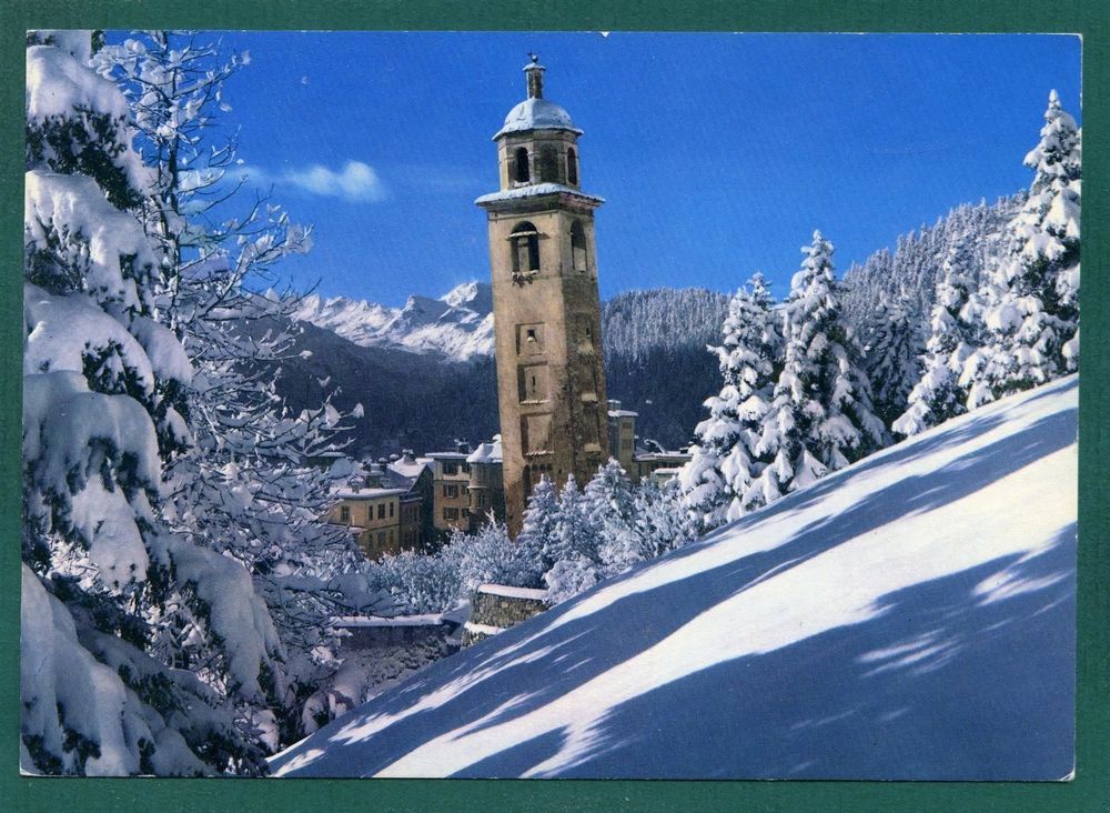St. Moritz, der alte Kirchturm, 1972 (Gebraucht) in Sargans für CHF 1 – mit Lieferung auf ...