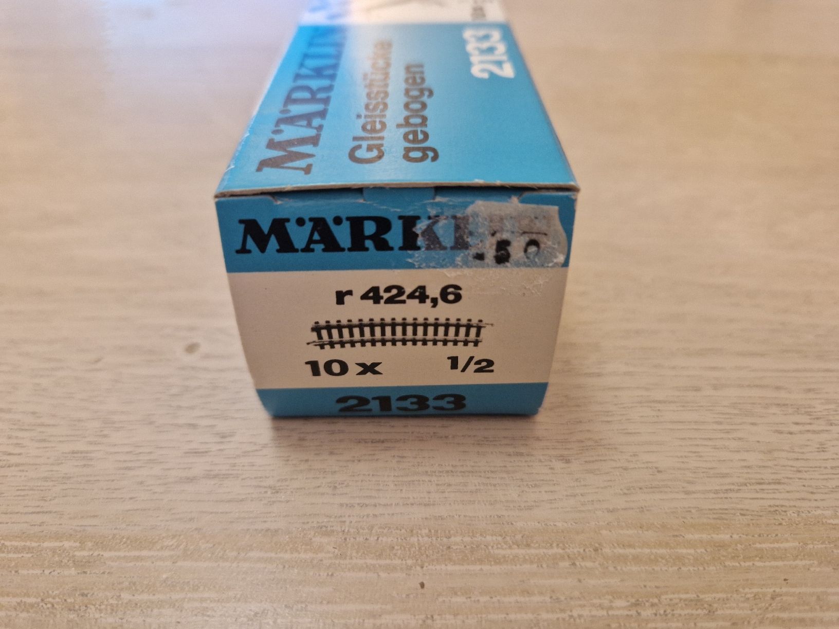 Märklin 10 x 2133 Gebogenes gleis K H0 OVP NEU (Neuf avec emballage d'origine) à St-Aubin-Sauges ...