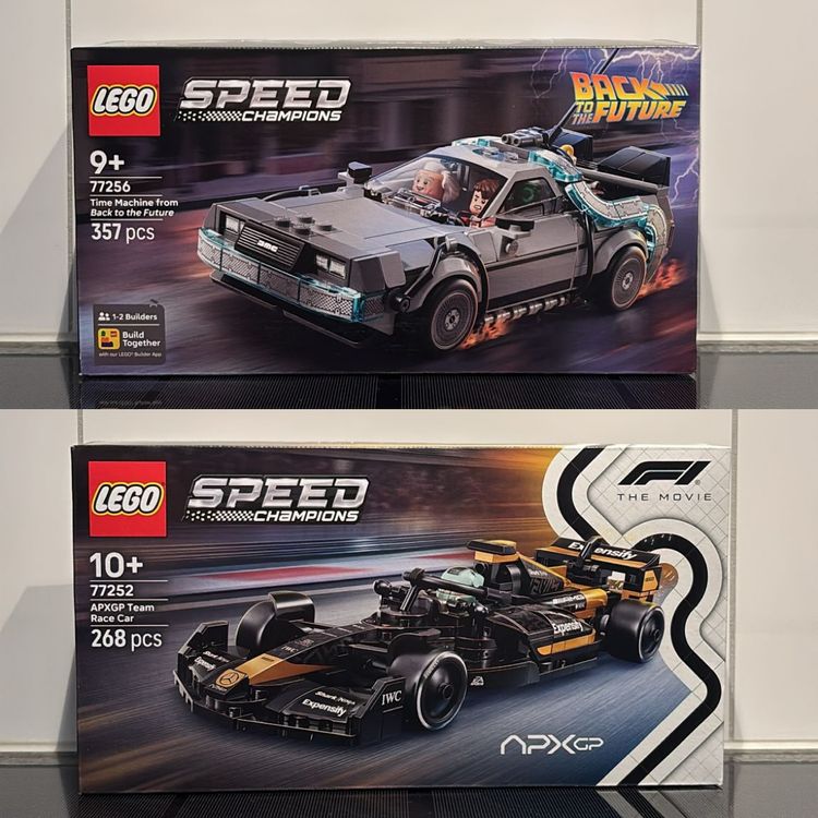 Lego Speed Champions back to the future & APXGP 77252 &77256 (Neu und ...