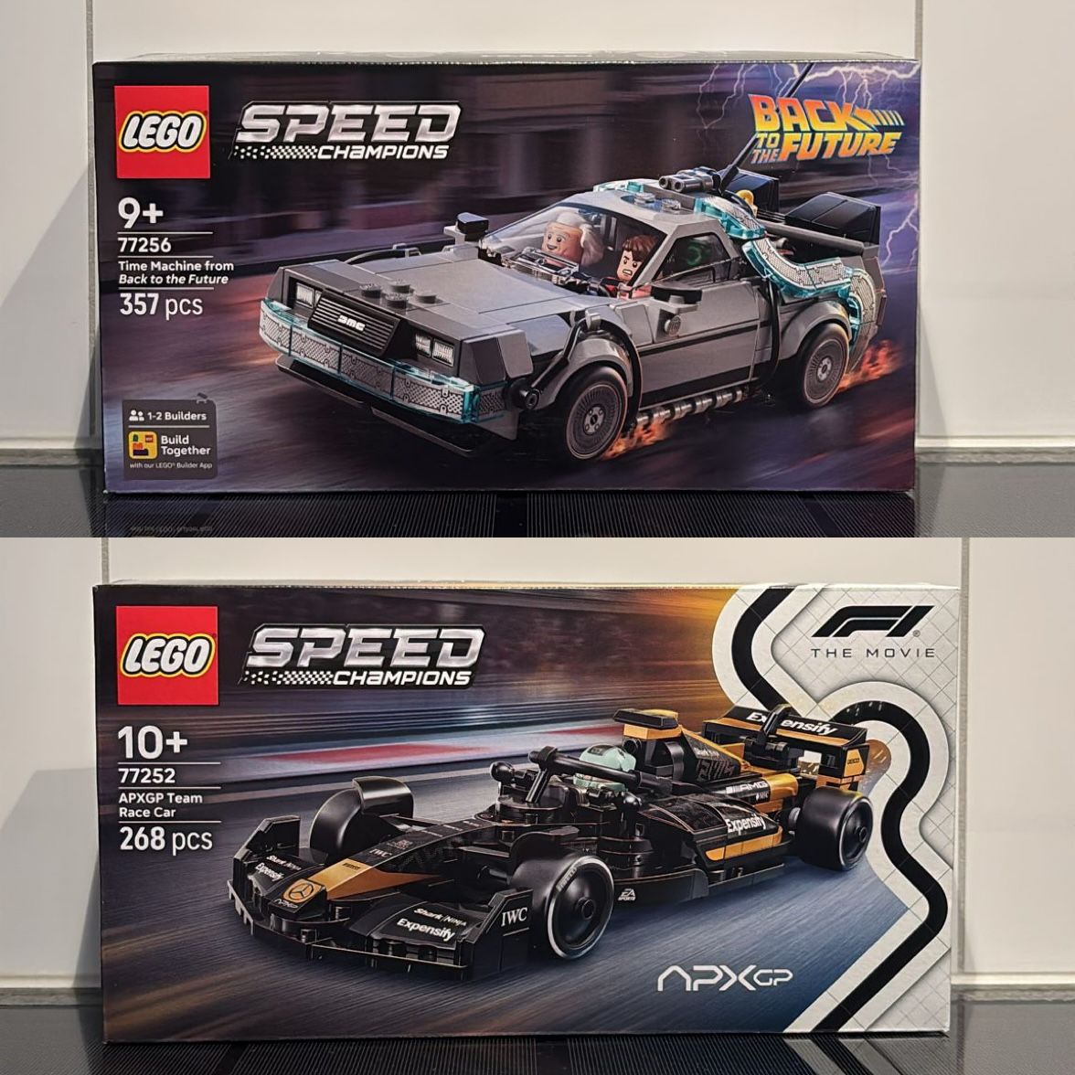 Lego Speed Champions back to the future & APXGP 77252 &77256 (Neu und ...