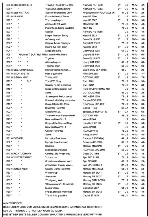 lp country platten sammlung, über 950 stk lps' 60-80er | Kaufen auf Ricardo