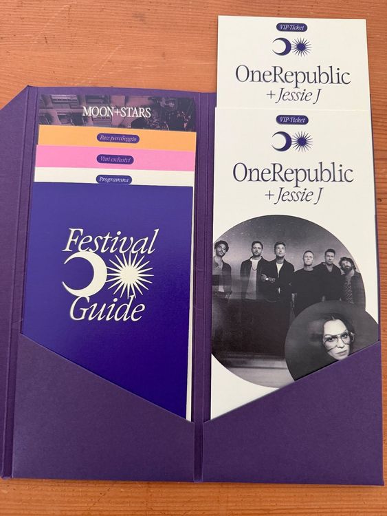 Moon and Stars 2 VIP Tickets OneRepublic + Jessie J 14.7.26 (Neu und ...