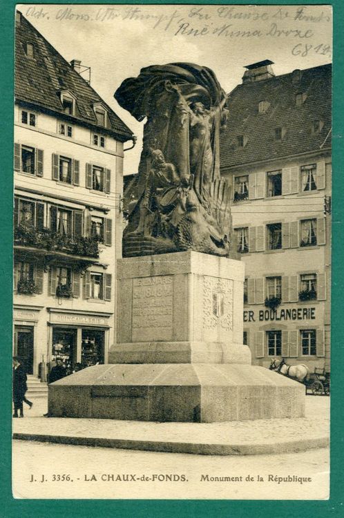 La Chaux-de-Fonds, Monument de la République, (Gebraucht) in Sargans für CHF 1 – mit Lieferung ...