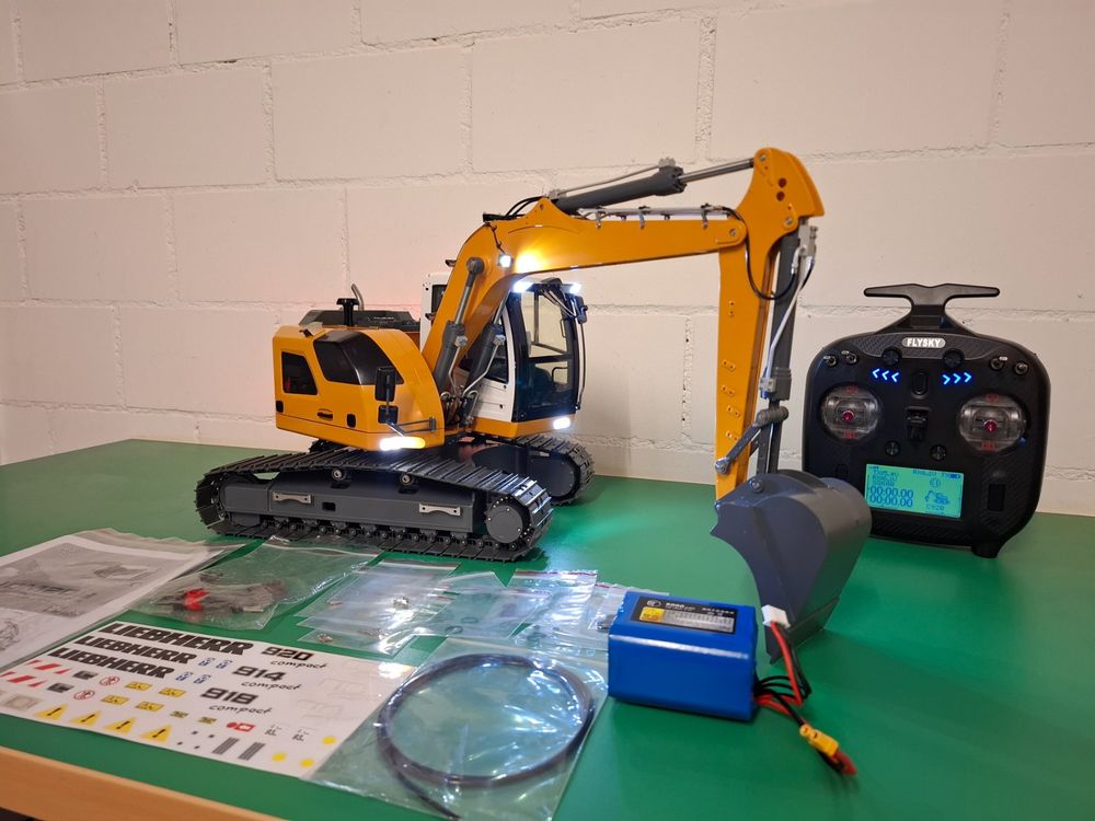 1:14 RC Hydraulik Bagger JDM-208 R920 inkl. Akku; NEU / RTR (Neu ...