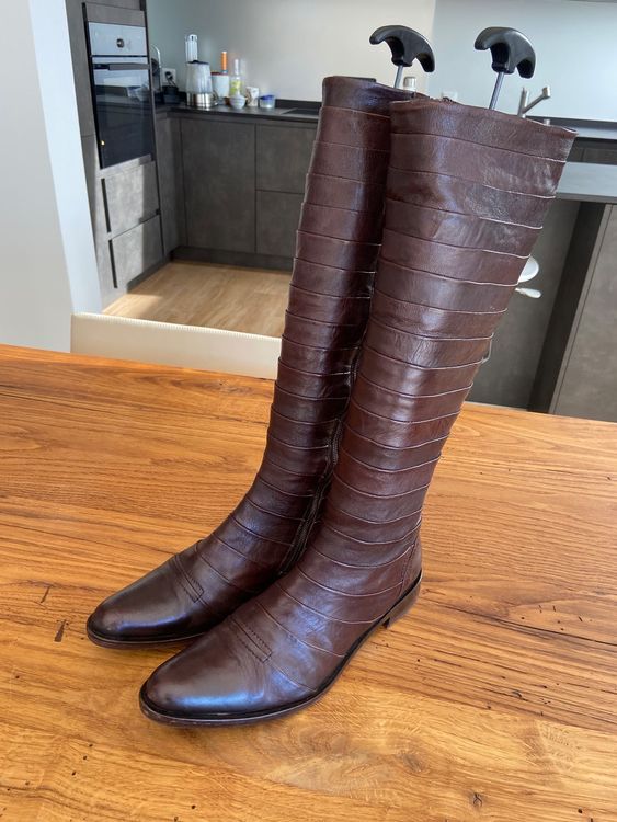REGARD - Bottes en Cuir Brun - Navyboot | Kaufen auf Ricardo