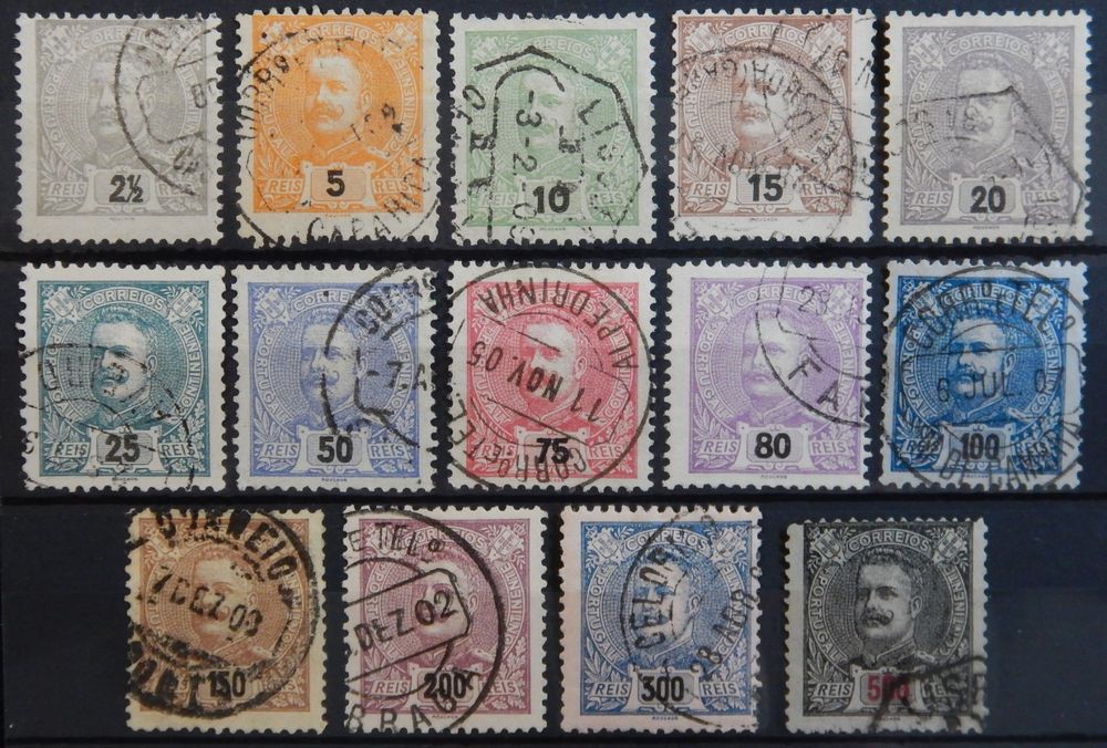 Portugal Kat. 124-137 gest. 1895 Kat. 55 Euro (D'occasion) à Zürich ...