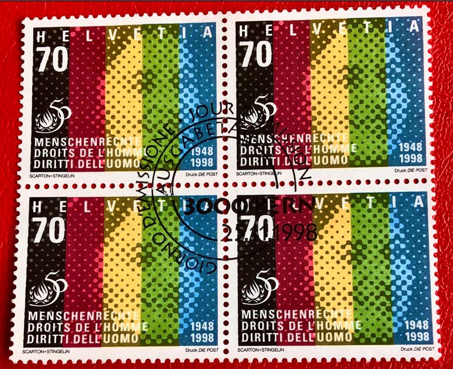 4 er Block Nr.961 mit Stempel Bern (Gebraucht) in Aarau für CHF 0.6 ...