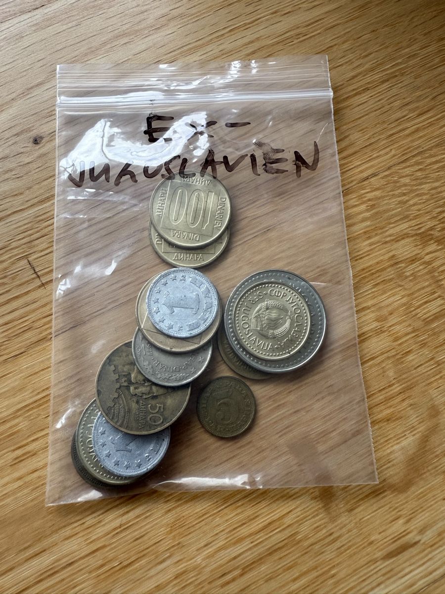 Lot vintage Münzen aus Ex-Jugoslavien (Gebraucht) in Stäfa für CHF 1 ...