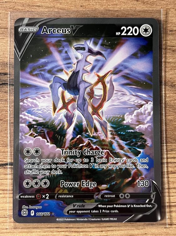 Arceus V ALT ART 166/172 Pokemon Brilliant Stars (Gebraucht) in Andelfingen für CHF 35 – mit ...