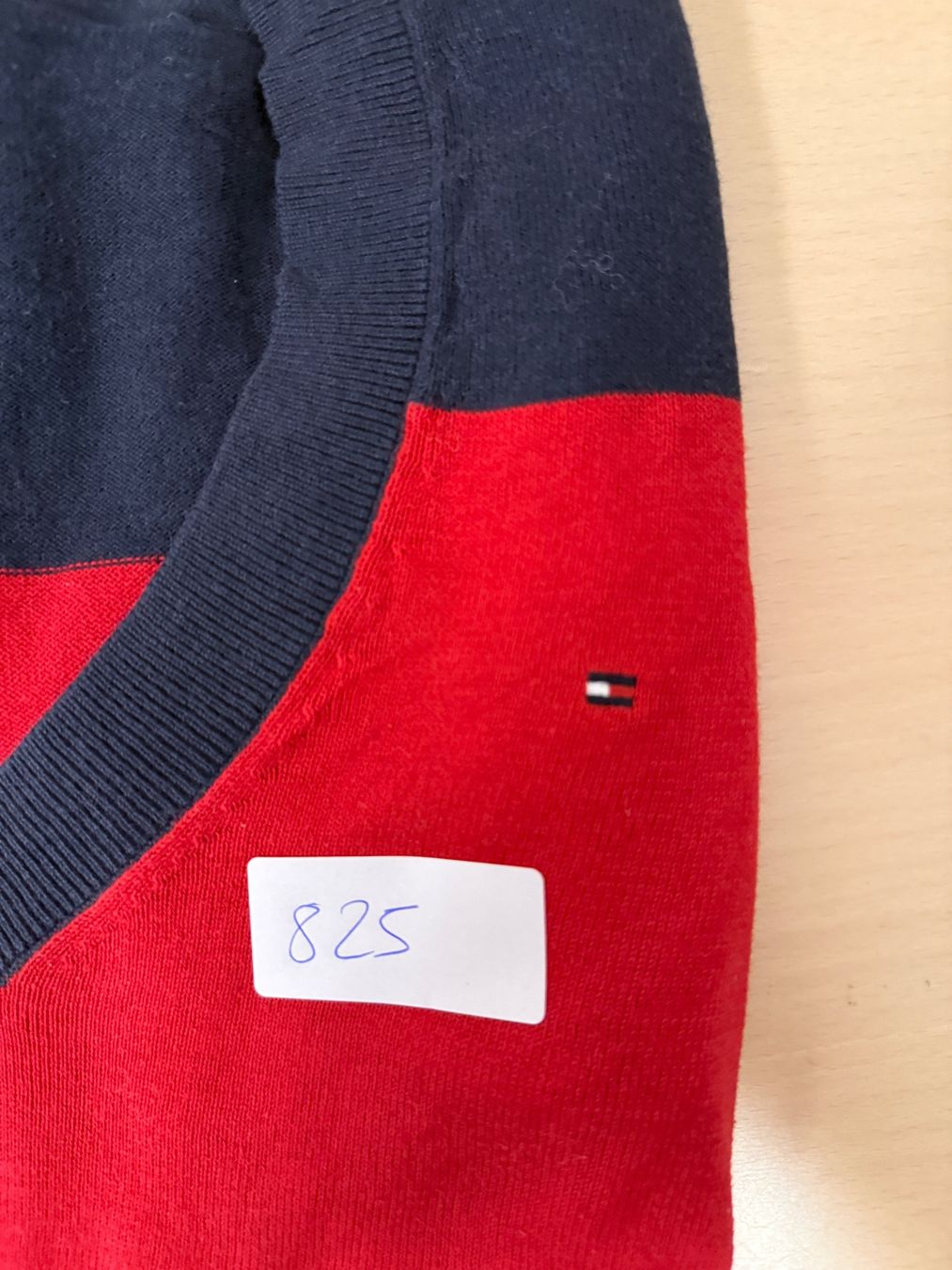 Vintage Pull col V Tommy Hilfiger Femme rayures S (825) (D'occasion) à ...