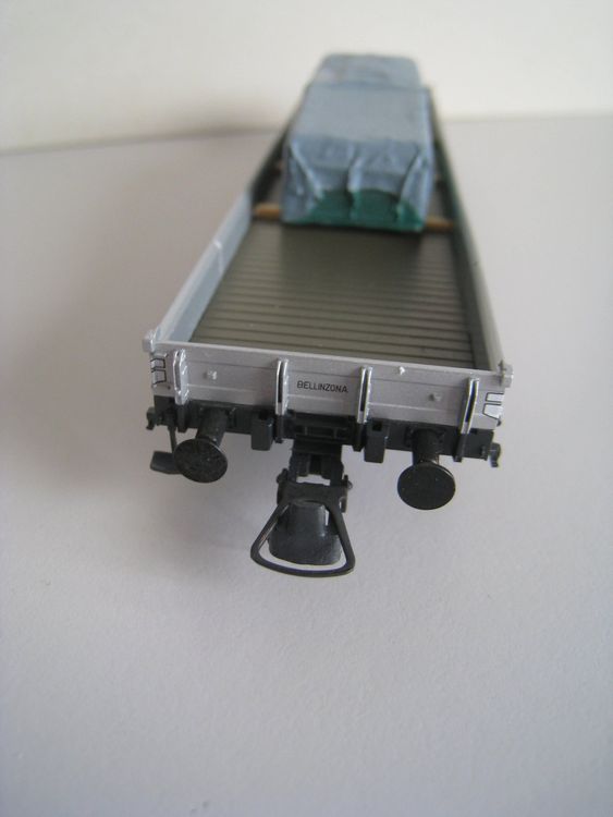 Roco, SBB Flachwagen mit Krokodilvorbau als Ladegut 47791 (Neu (gemäss ...