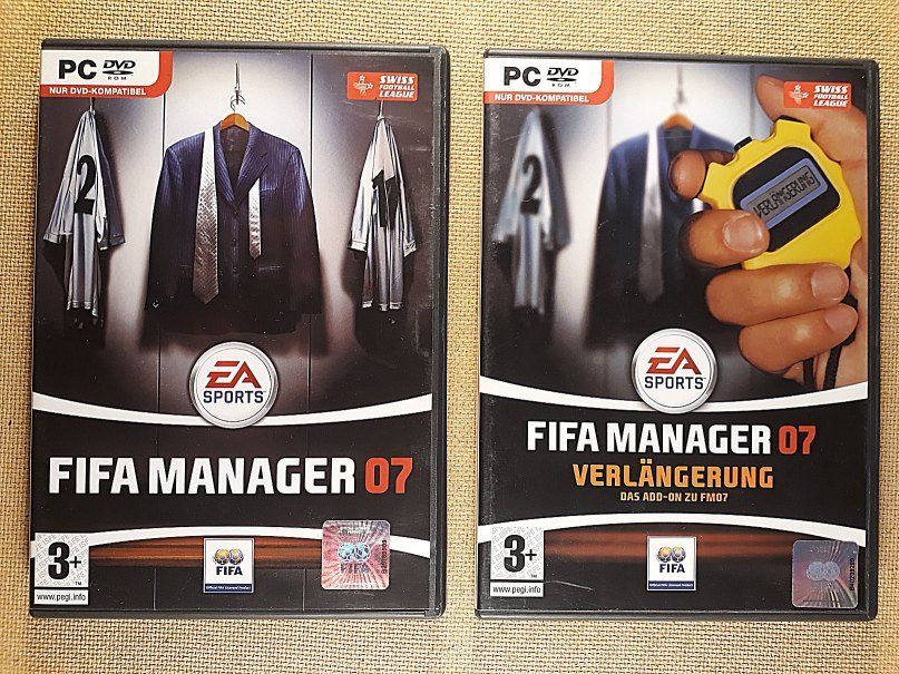 FIFA MANAGER 07 + Add-on FM07 Verlängerung, für Win XP, DE (Gebraucht) in CHOËX für CHF 5 – mit ...