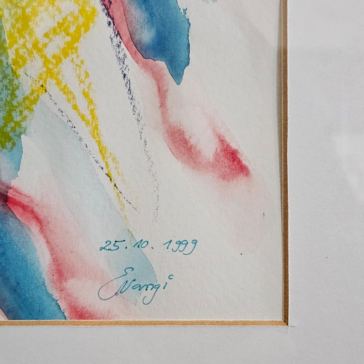 Modernes Aktgemälde - Aquarell signiert | Kaufen auf Ricardo