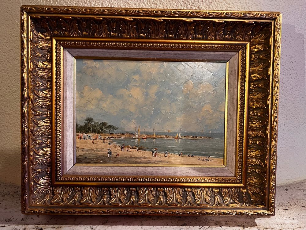 Schönes Gemälde Pierre Stefani (° 1938) signiert nr2 | Acheter sur Ricardo