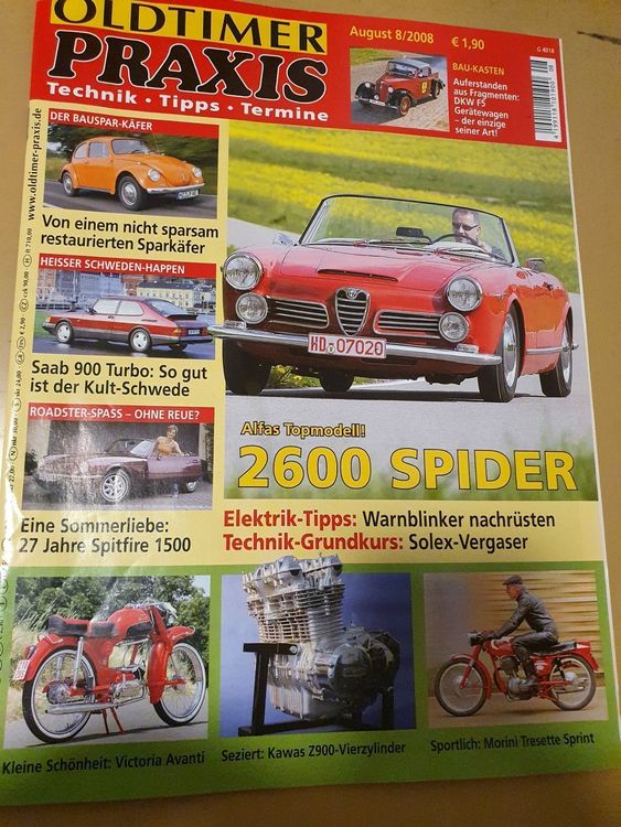Oldtimer Praxis /08 Saab 900 Turbo 2600 Spider Triumph VW xa | Comprare ...