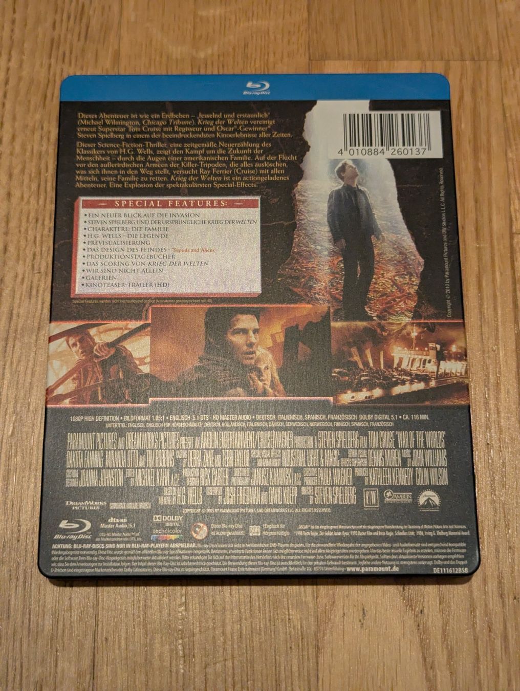 Krieg der Welten Steelbook Blu-Ray (Gebraucht) in Bern für CHF 4 – mit ...