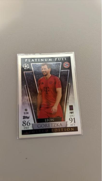Topps Match Attax 2024/25 Leon Goretzka Platinum Pull (Gebraucht) in ...
