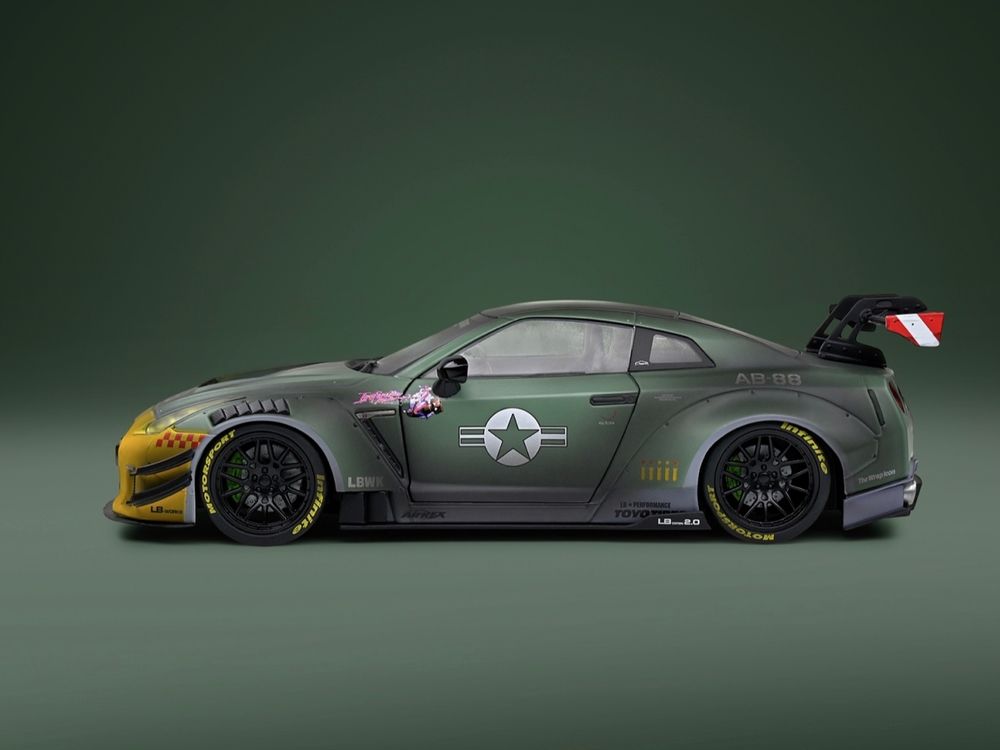 Nissan GT-R Army Fighter 1/18 | Kaufen auf Ricardo