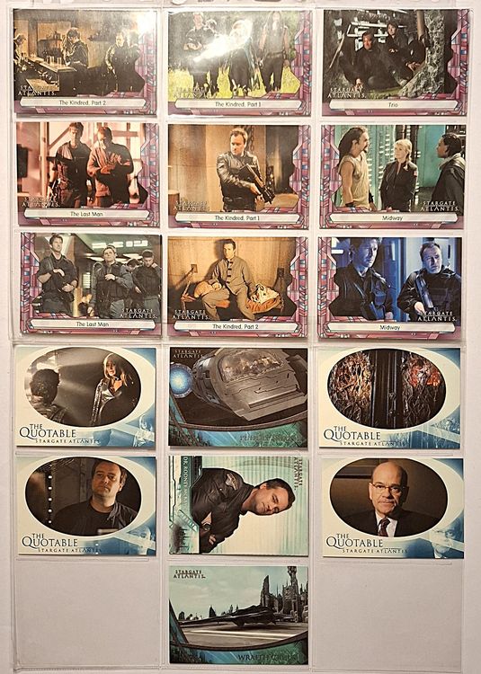 Stargate Atlantis TC Base Set kompl. + diverse Chase Cards (Gebraucht ...