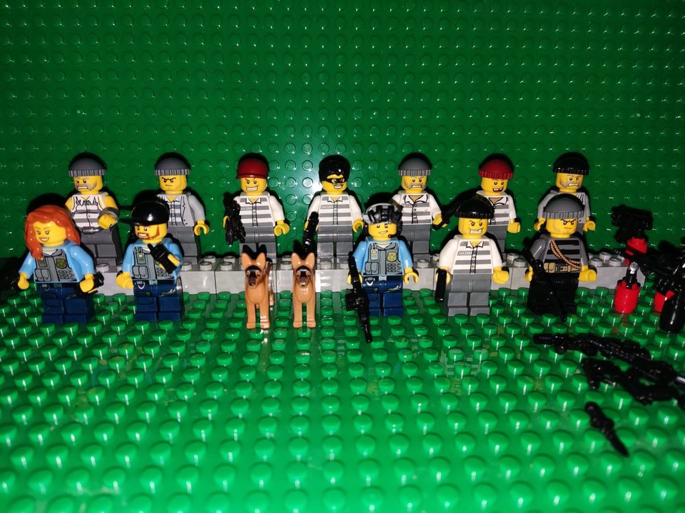 Lego 12 City Figuren, Diebe & Polizei | Kaufen auf Ricardo
