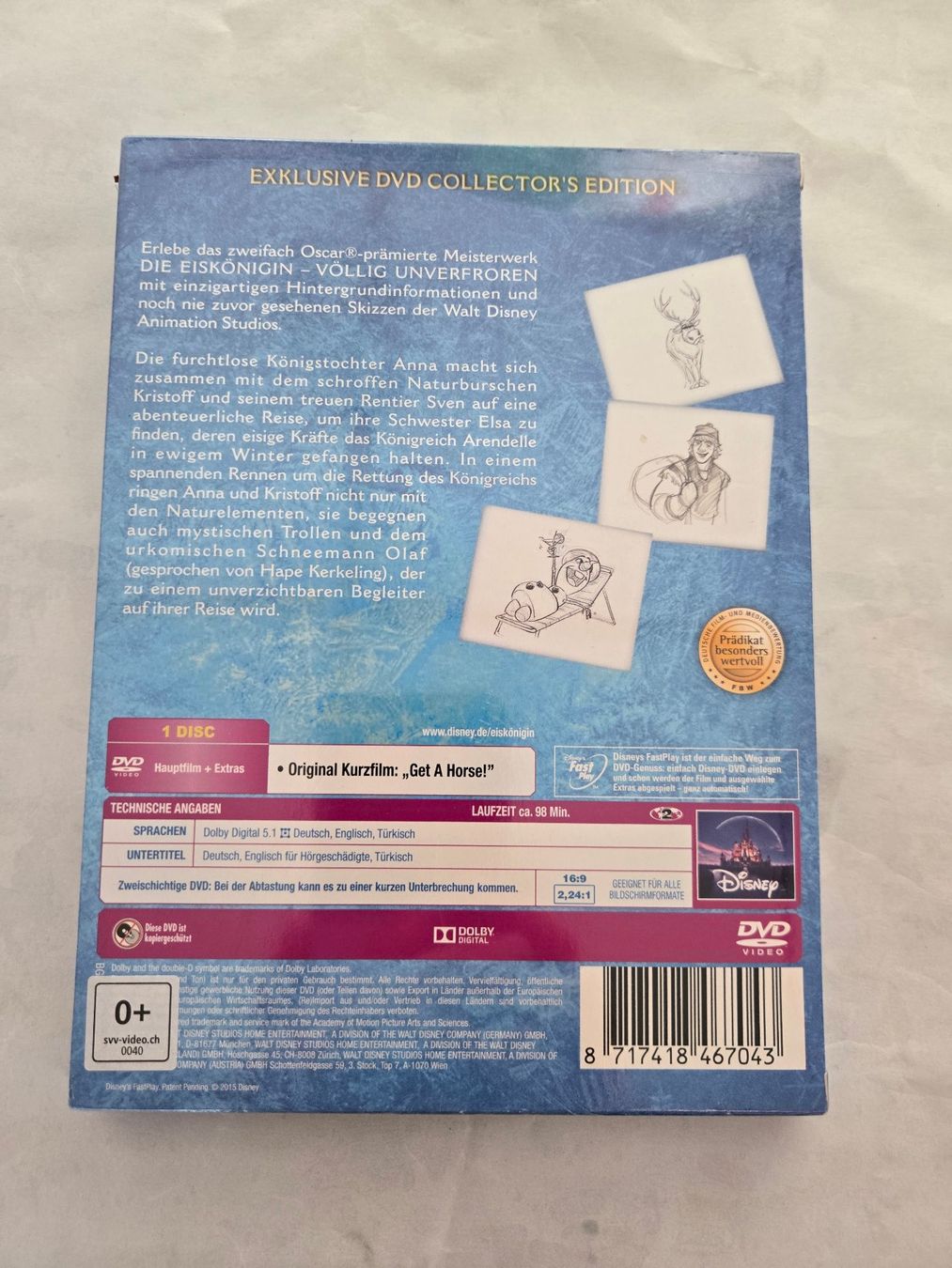 2 Disney DVD Cars und Frozen/Eiskönigin Spezial Ausgaben OVP (Neu und ...