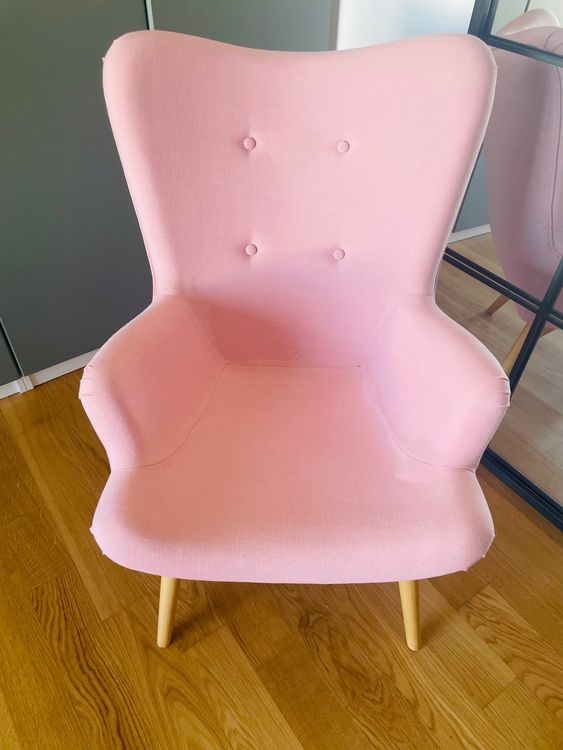 Ohrensessel rosa | Kaufen auf Ricardo