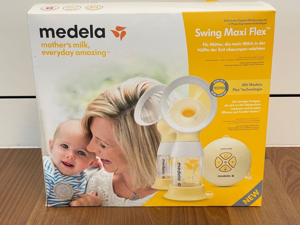Medela Swing Maxi Flex elektrische Doppelmilchpumpe | Kaufen auf Ricardo