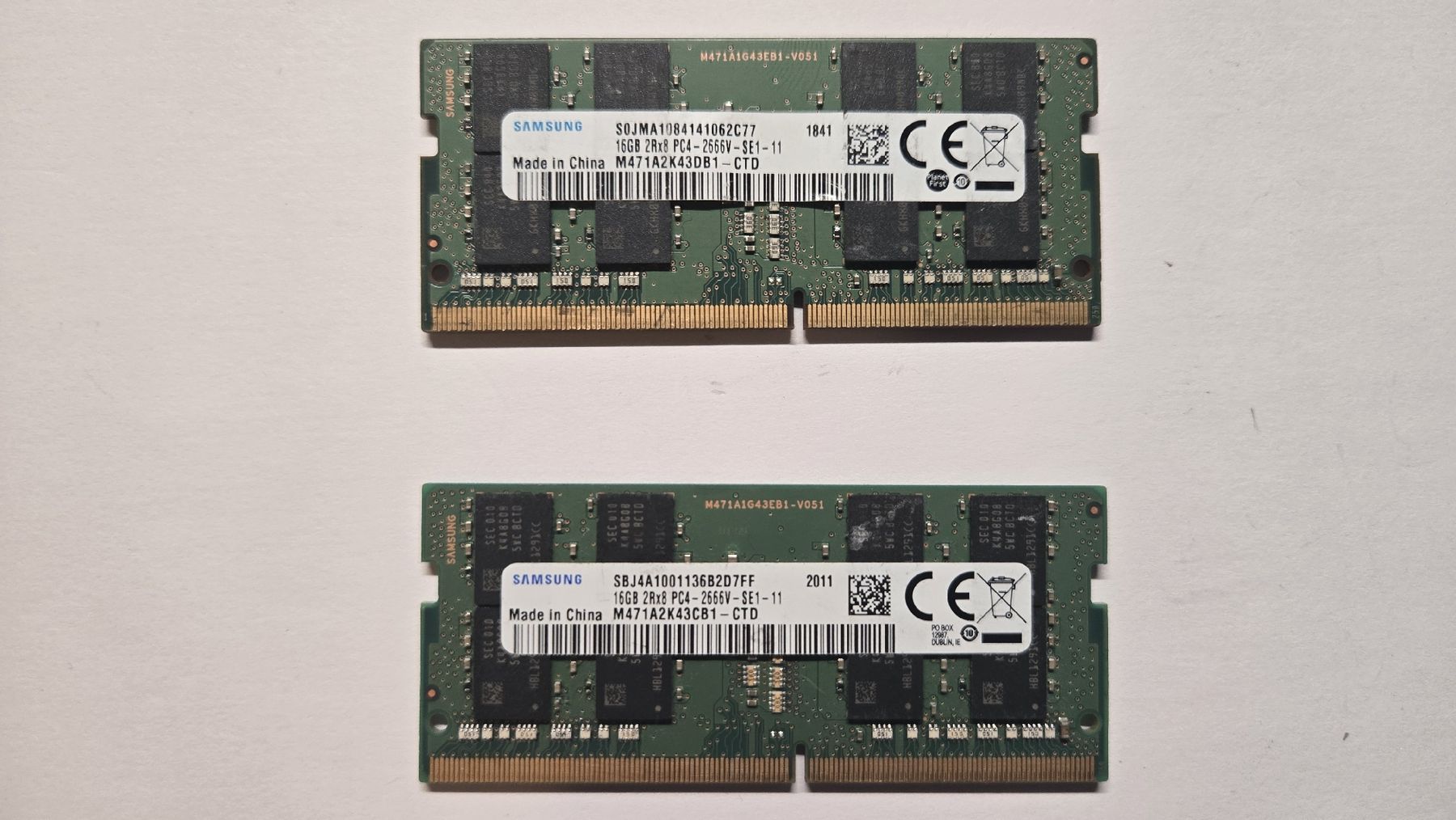 Samsung RAM 32GB DDR4 2Rx 16GB PC4-2666V SO-DIMM (Gebraucht) in Riehen ...