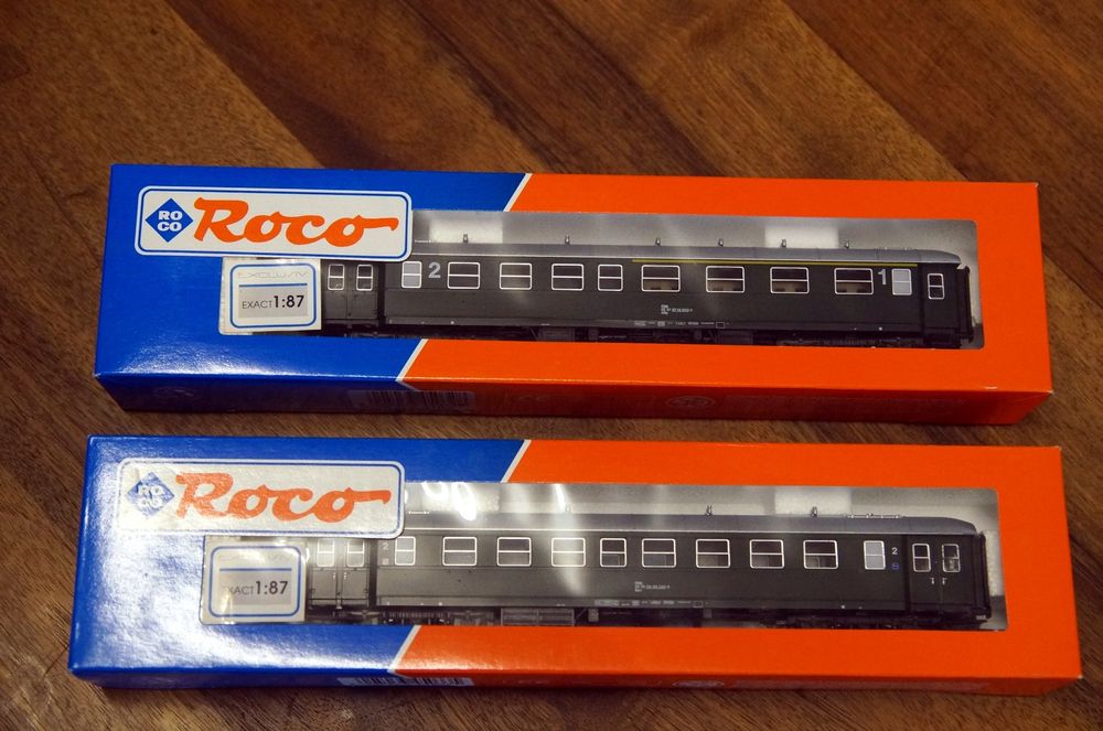 Roco 45032/45033 - ÖBB Personenwagen 1./2. und 2. Kl. HO OVP (Gebraucht ...
