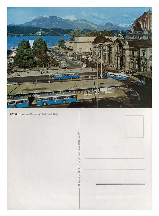 Luzern Bahnhofplatz Bahnhof Trolleybus Autobus FBW Saurer (Neu (gemäss Beschreibung)) in Bern ...