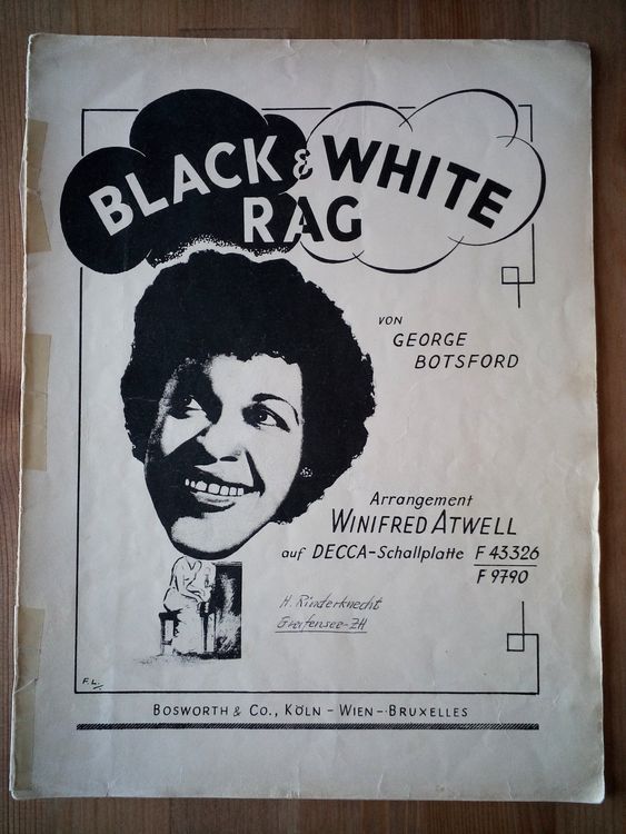 Klaviernoten Winifred Atwell "Black & White Rag" | Kaufen auf Ricardo