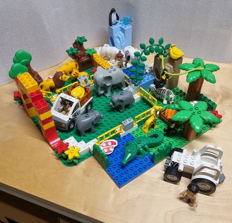 LEGO Duplo grosser Zoo mit vielen Tieren (Gebraucht) in Basadingen für CHF 149 – mit Lieferung ...