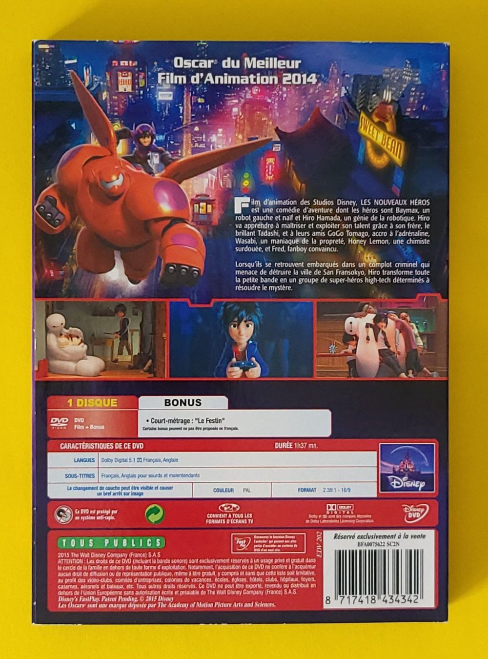 DVD - Les Nouveaux Heros (Disney PIXAR) (D'occasion) à Pully pour CHF 5 ...