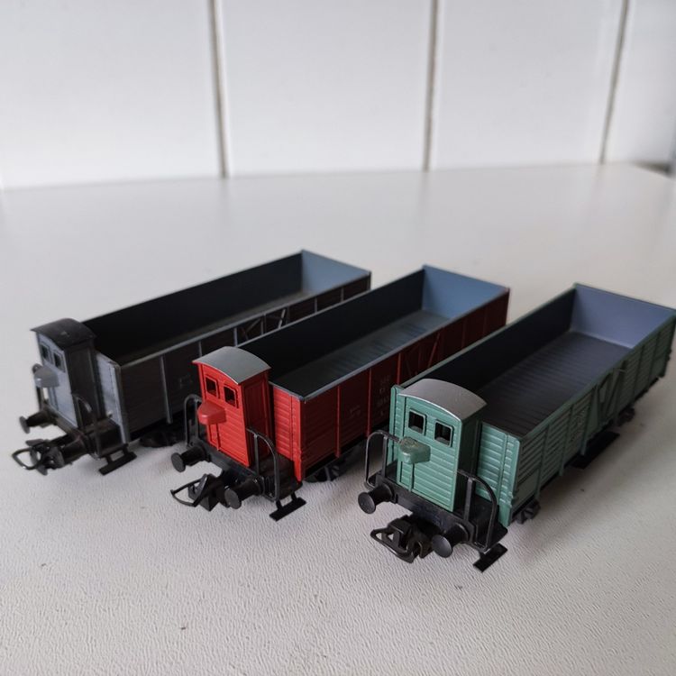 3 Stück SBB Hochbordwagen mit Bremserhaus | Kaufen auf Ricardo