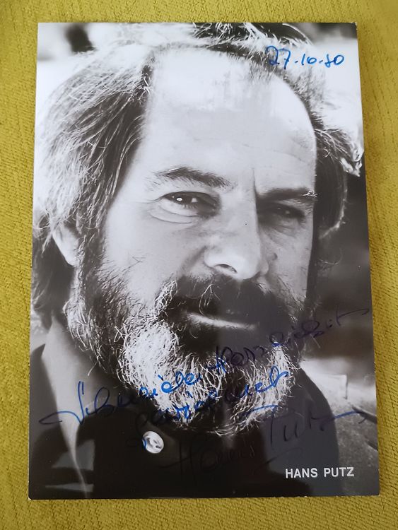 Hans Putz - verstorben 1999 -handsigniert (Gebraucht) in Menziken für ...