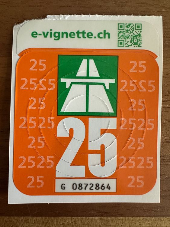 Autobahnvignette 2025 (Neu und originalverpackt) in St.Gallen für CHF 37 – mit Lieferung auf ...