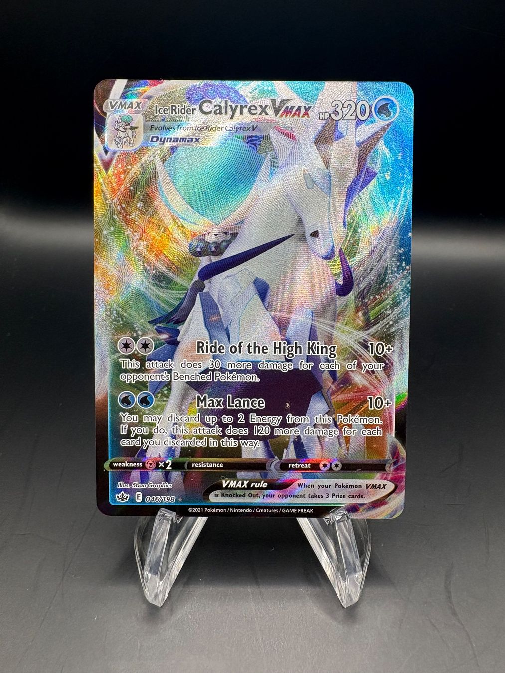 Ice Rider Calyrex Vmax 046/198 - Chilling Reign - EN (Gebraucht) in ...