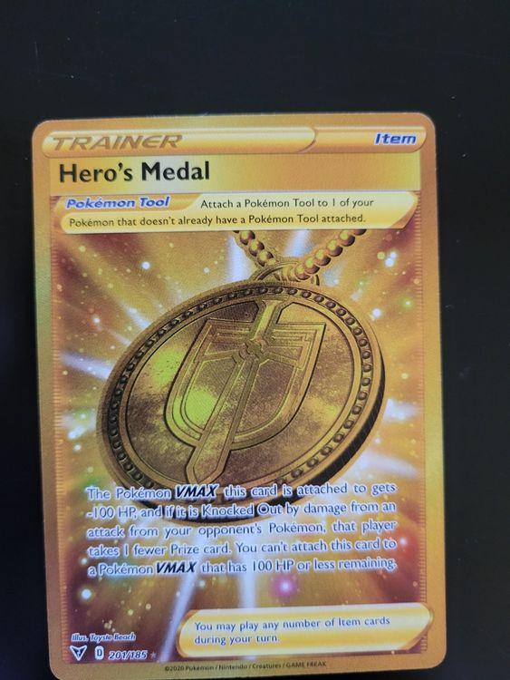 Pokemon Gold Card Heros Medal | Kaufen auf Ricardo