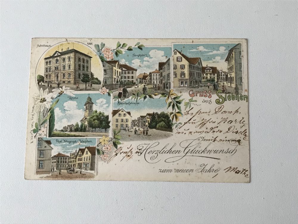 Alte Ansichtkarte Siebnen (Gebraucht) in Siebnen für CHF 12 – mit Lieferung auf Ricardo kaufen