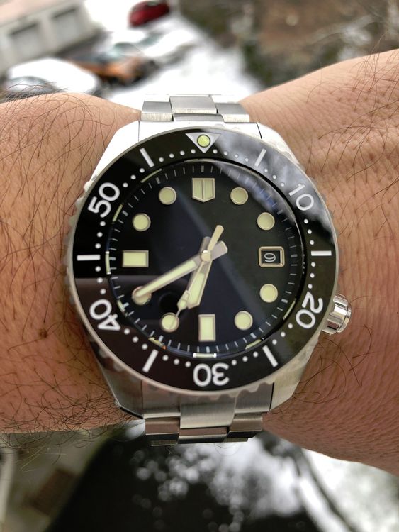 San Martin Diver Uhr 44mm Saphire Seiko NH35 Automatic Neu | Kaufen auf ...