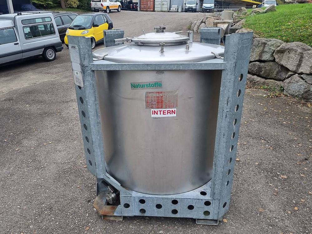 Edelstahltank, Azzini, 1000l, Lebensmittelqualtät (Gebraucht) in ...