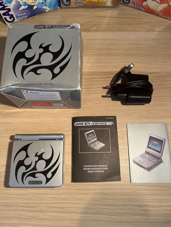 Gameboy Advance SP Tribal OVP + Ladekabel Nintendo (Gebraucht) in St ...