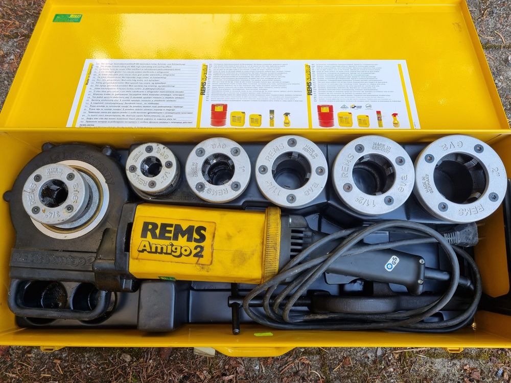 REMS AMIGO 2 ELEKTRISCHE GEWINDESCHNEIDKLUPPE | Kaufen auf Ricardo